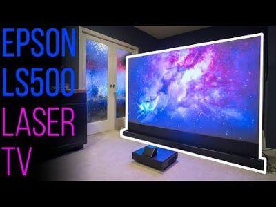 Epson LS500 Laser TV - The Best 4K Gaming Laser TV with VIVIDSTORM S P