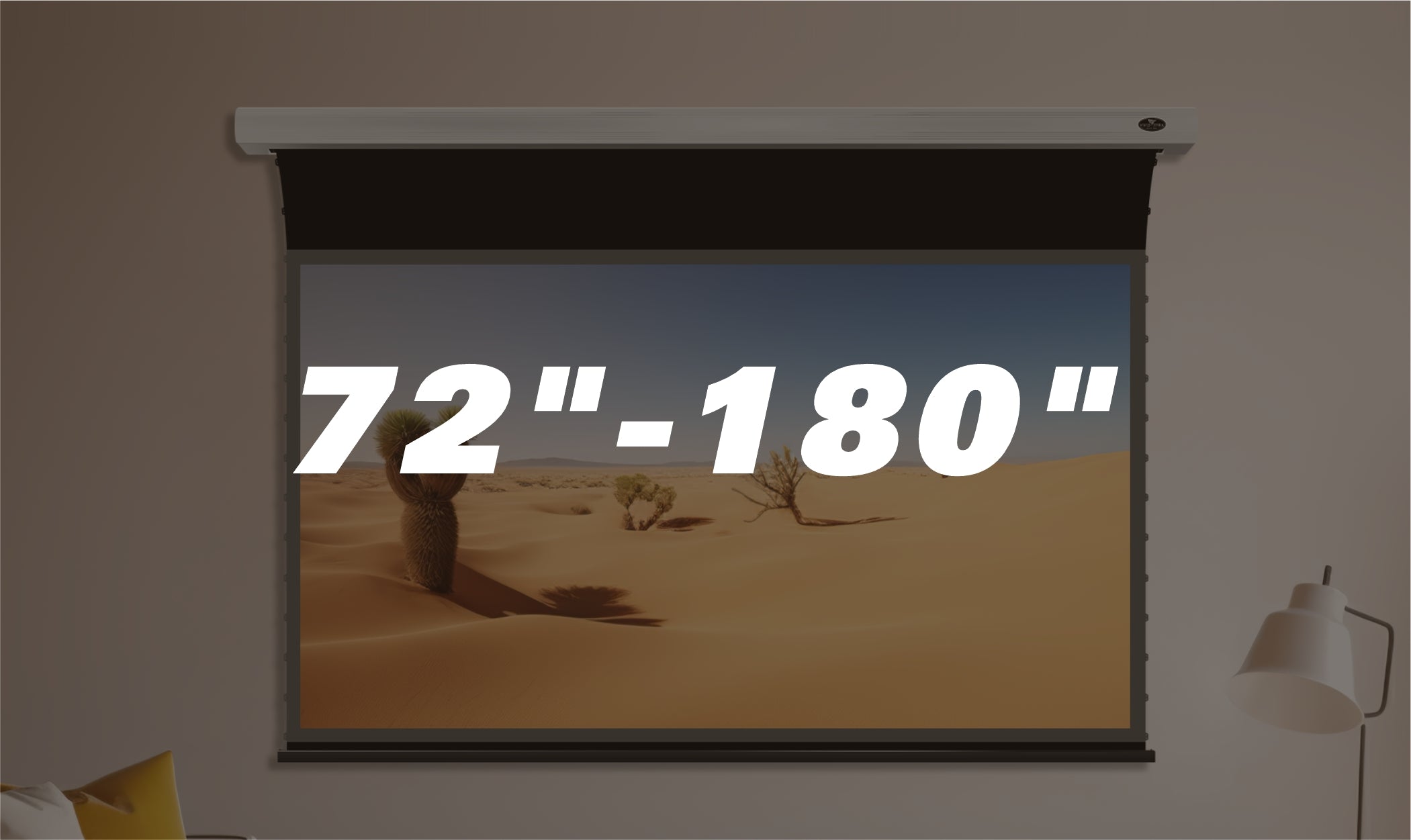 VIVIDSTORM S PRO Motorized Tension Floor Rising UST ALR Projector Screen